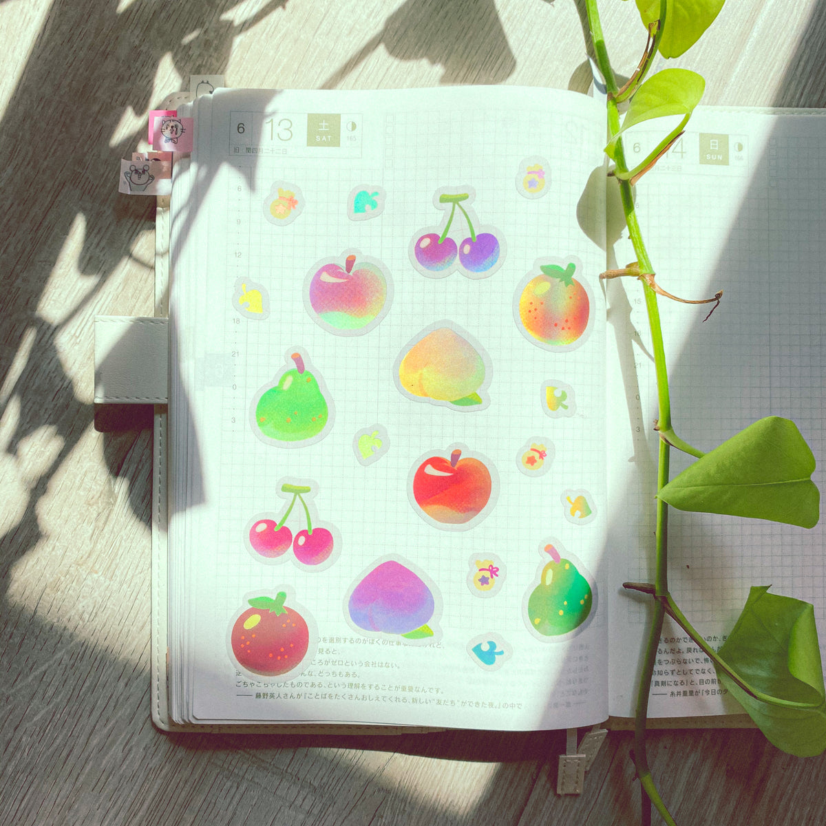 animal crossing fruits sticker pack | baomii